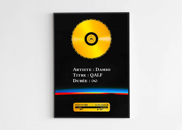 Disque D'Or Qalf Infinity Damso – Backyard