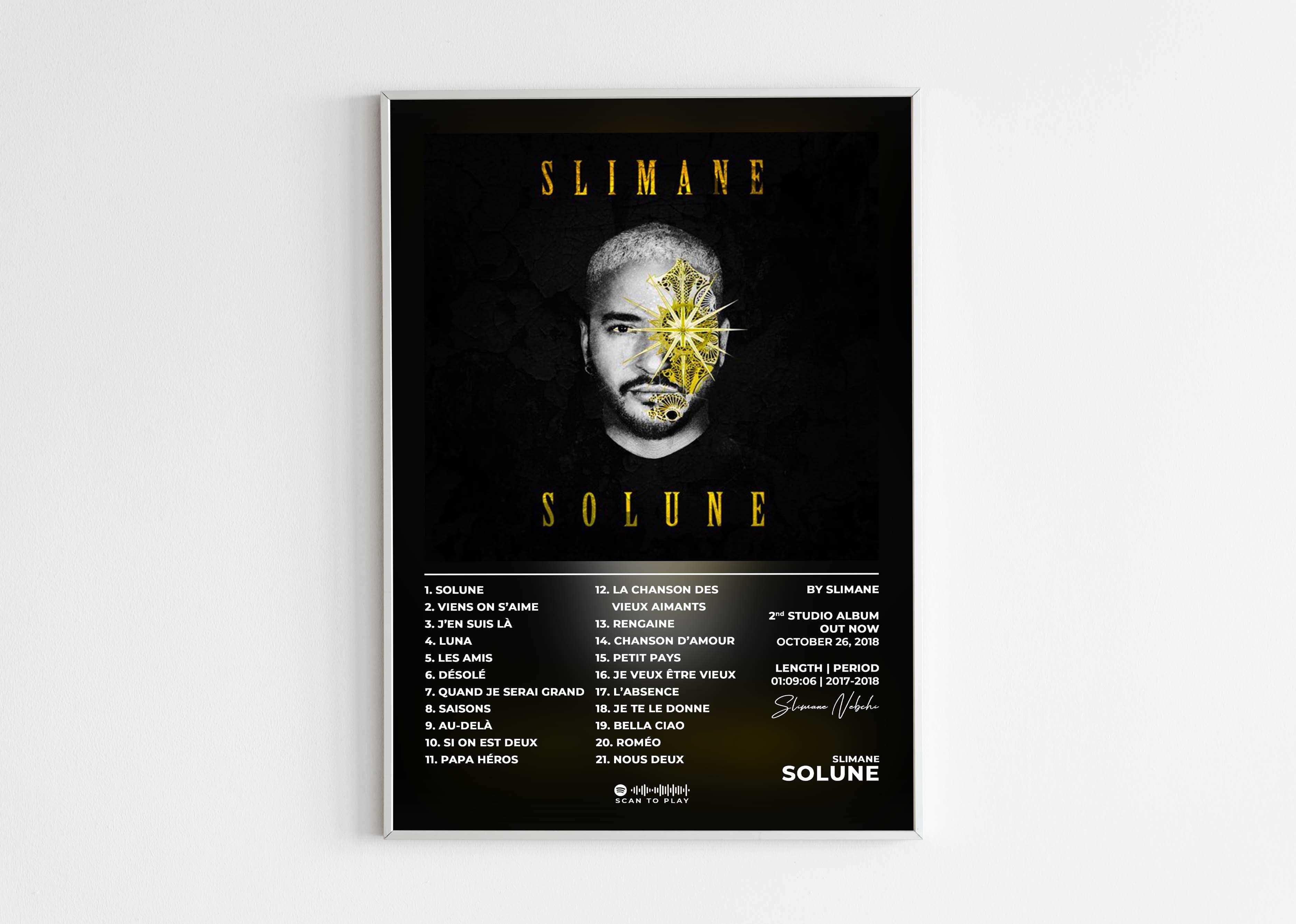 Solune Slimane Poster – Backyard
