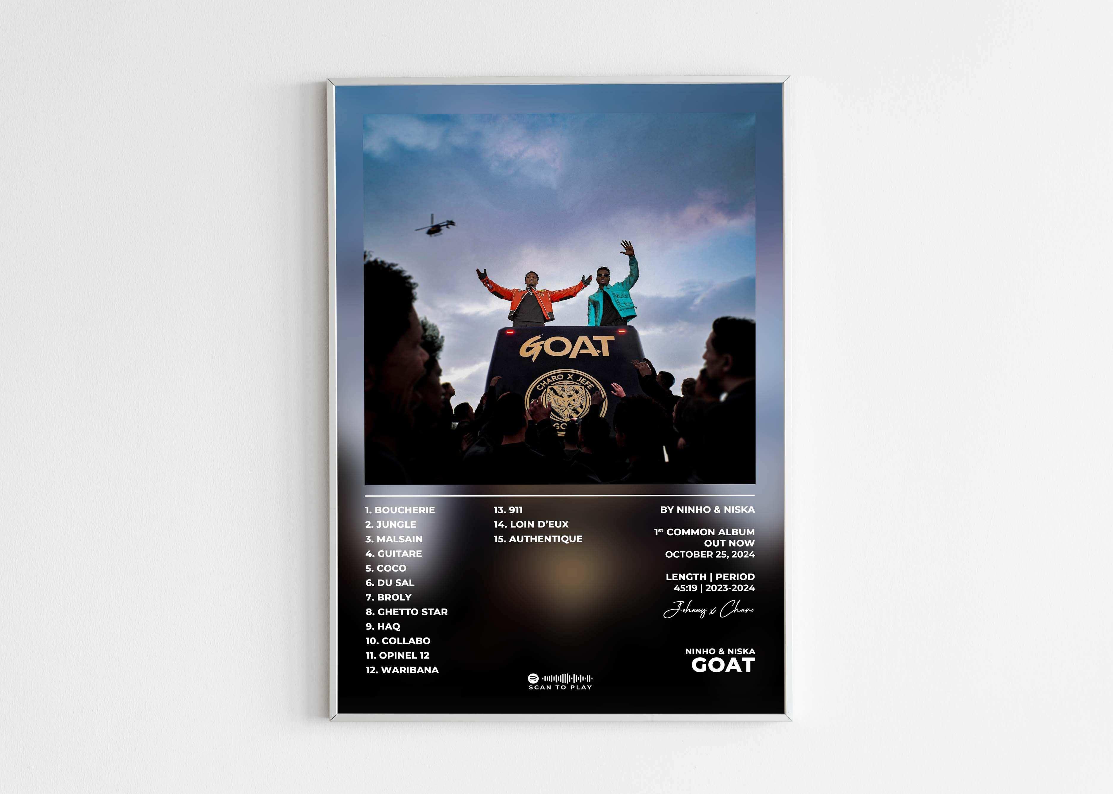 GOAT Ninho & Niska Poster – Backyard