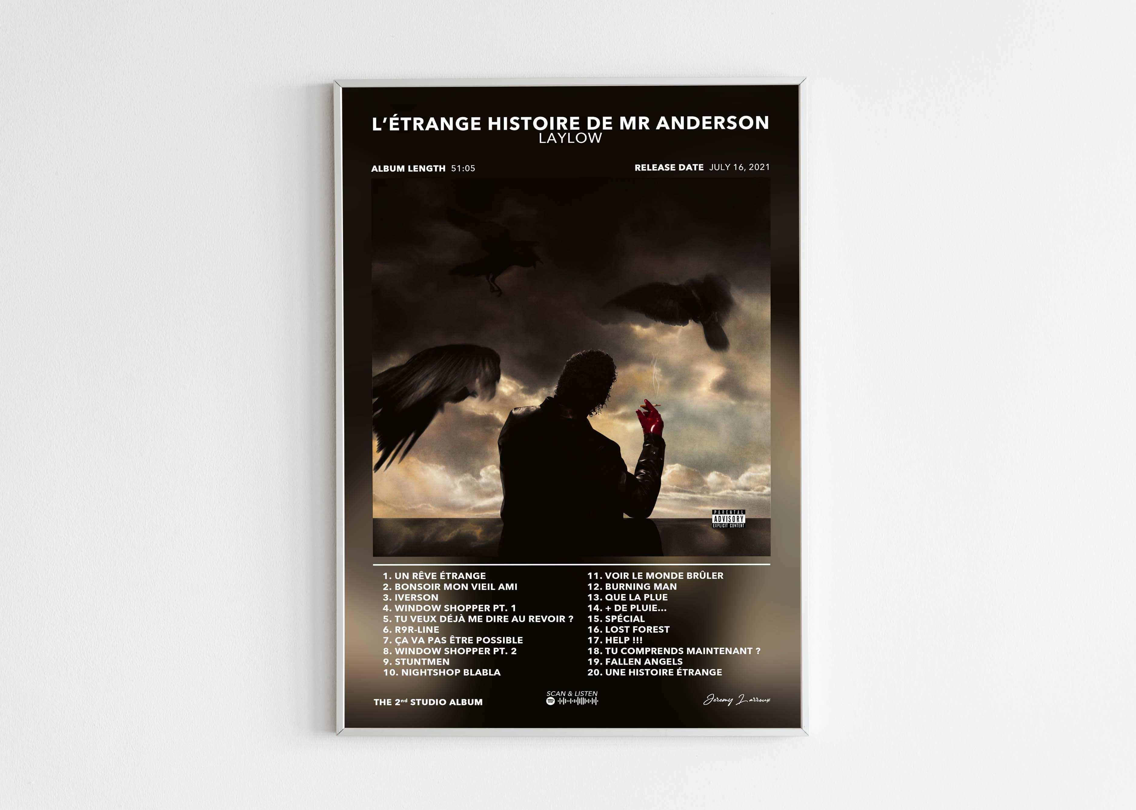 Poster L'Étrange Histoire De Mr Anderson Laylow – Backyard