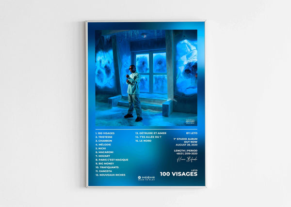 100 Visages Leto Poster – Backyard