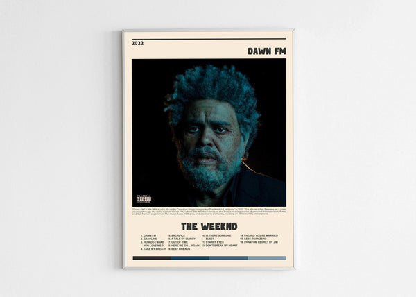 Dawn FM The Weeknd Poster – Backyard